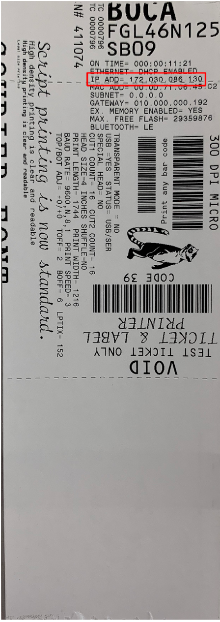 Printing tickets on a Boca Printer with Universe BoxOffice (iOS Only ...