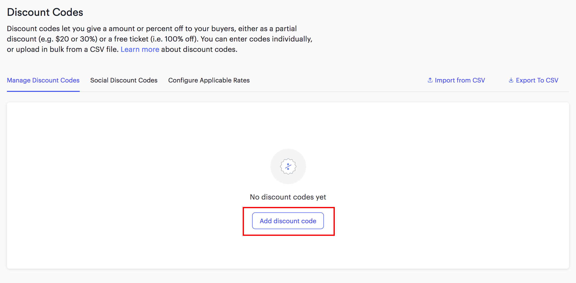 Create and manage discount codes – Universe Help Center